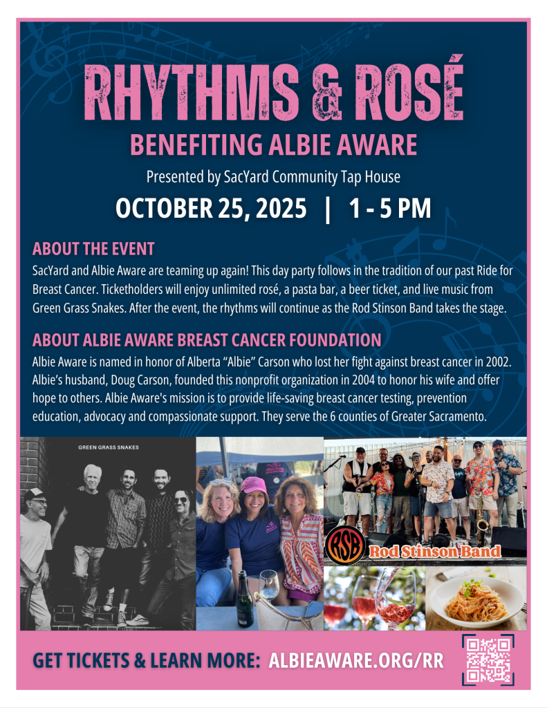 Rhythms & Rosé benefiting Albie Aware - Albie Aware Breast Cancer ...
